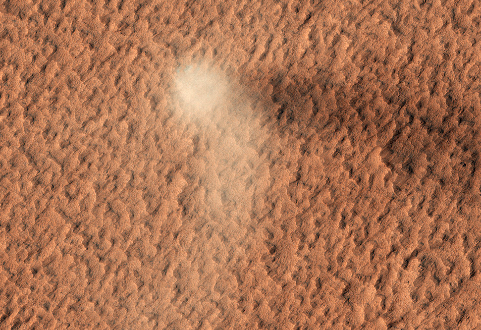 NASA HiRise Camera and Curiosity Rover Photograph Massive Dust Devil on ...