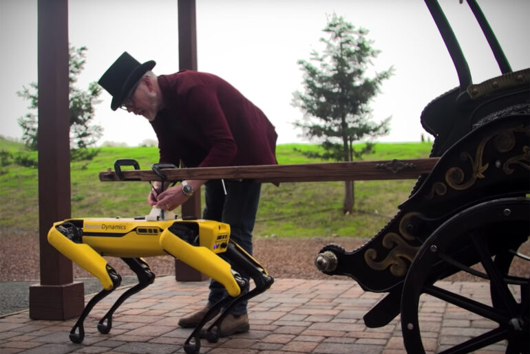 Adam Savage's Tested Turns Boston Dynamics Spot Robot Into a Rickshaw ...