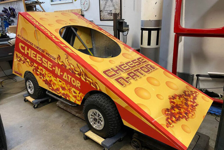 Jet-Powered Cheese Wedge is a Real and Could Be Yours for $16K - TechEBlog