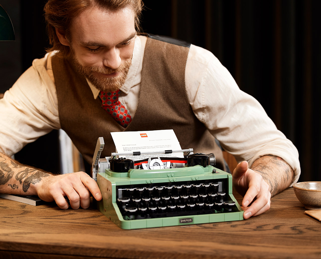 LEGO Ideas (21327) Typewriter Has 2079-Pieces, Complete with Functional ...