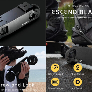 Inventor Builds Hubless Roller Skates That Can Even Go Off-Road - TechEBlog