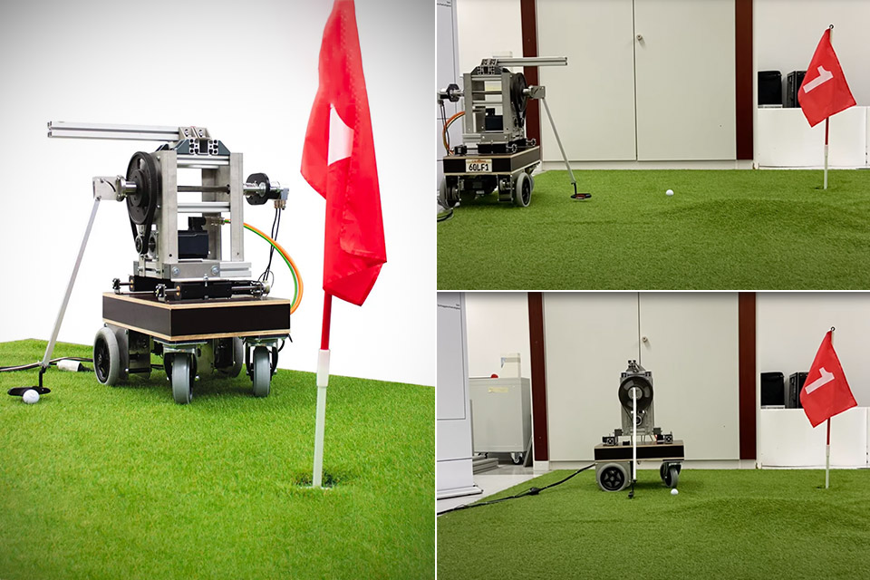 First Look at Golfi, an Innovative Golf Robot That Can Putt Like a ...