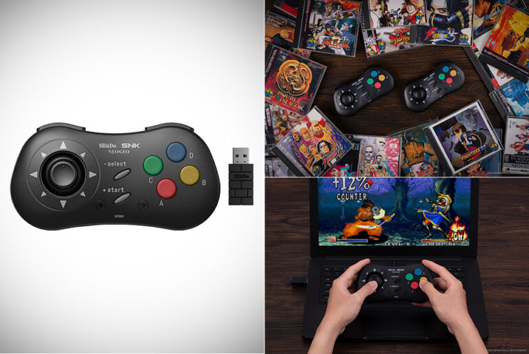 8BitDo Neo Geo CD Wireless Controller Brings Back Retro Look and Feel ...