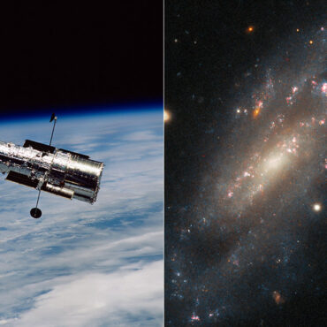 Hubble Observes Rosy Spiral Galaxy NGC 5042 Located 48 Million Light ...