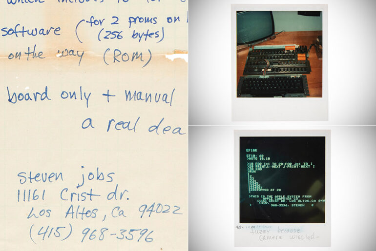 Handwritten Apple-1 Computer Advertisement Draft by Steve Jobs Reaches ...