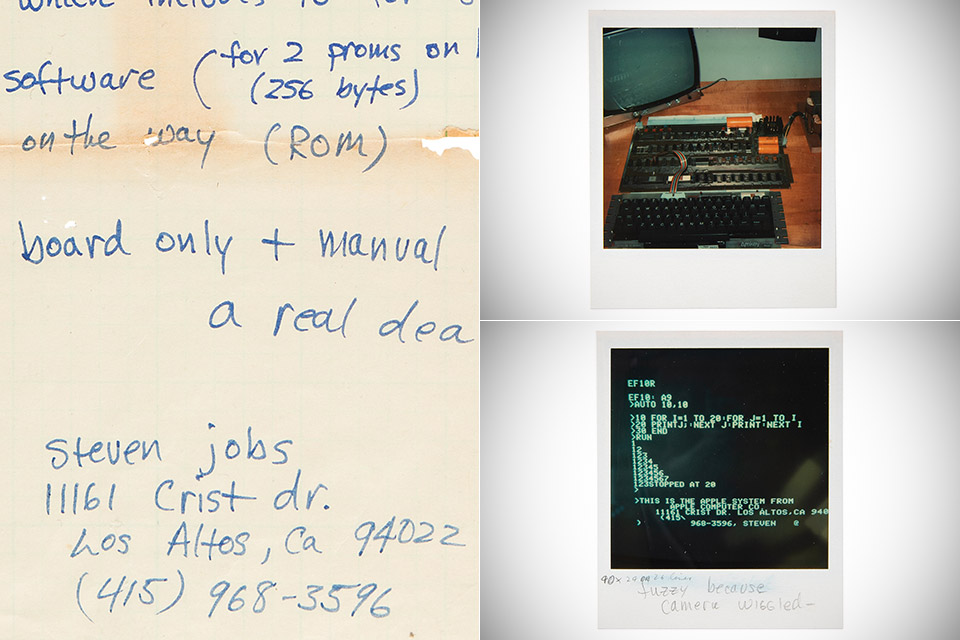 Handwritten Apple-1 Computer Advertisement Draft by Steve Jobs Reaches ...