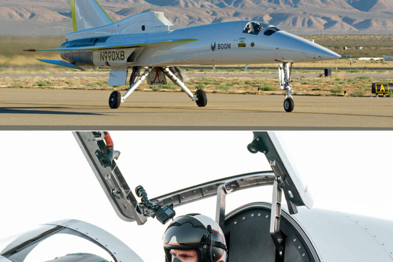 Boom Supersonic XB-1 Jet Prototype Successfully Completest Taxi Test ...