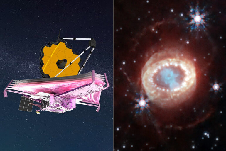 James Webb Space Telescope Discovers New Structures in Supernova 1987A Located 168,000 Light ...
