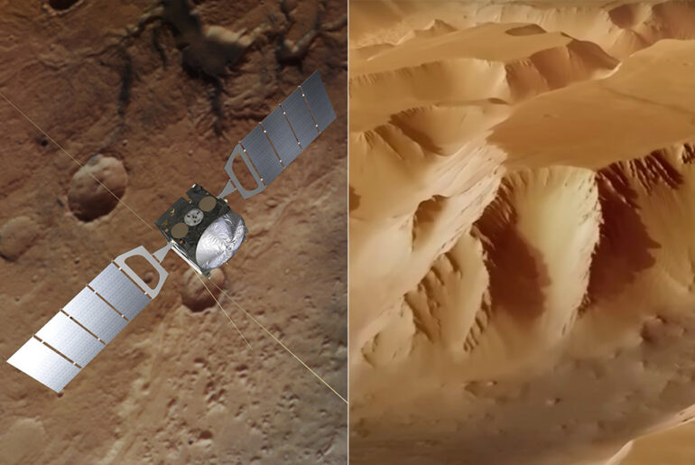 ESA's Mars Express Takes You on a Stunning Fly Through of Noctis ...