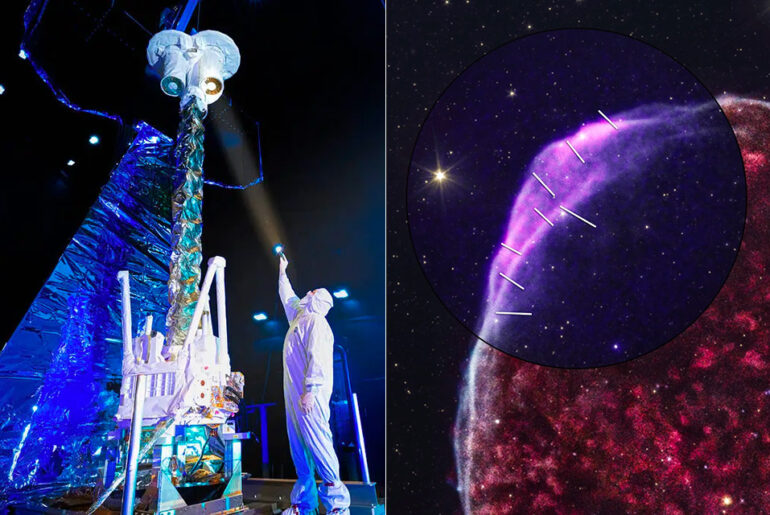 NASA's IXPE Captures First Polarized X-Ray Image of Supernova Remnant ...