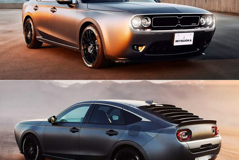Honda Civic-Based Mitsuoka M55 Concept Looks Like a Dodge Challenger - TechEBlog