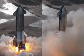 SpaceX Successfully Fires Single Raptor Engine on 'Flight 3' Starship ...