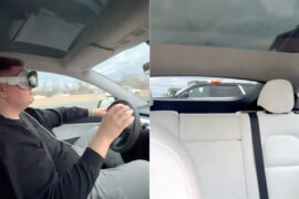 Man Uses Apple Vision Pro While Driving Tesla, Promptly Gets Pulled ...