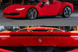 1:1 Scale LEGO Ferrari 296 GTS Arrives at LEGOLAND Florida - TechEBlog