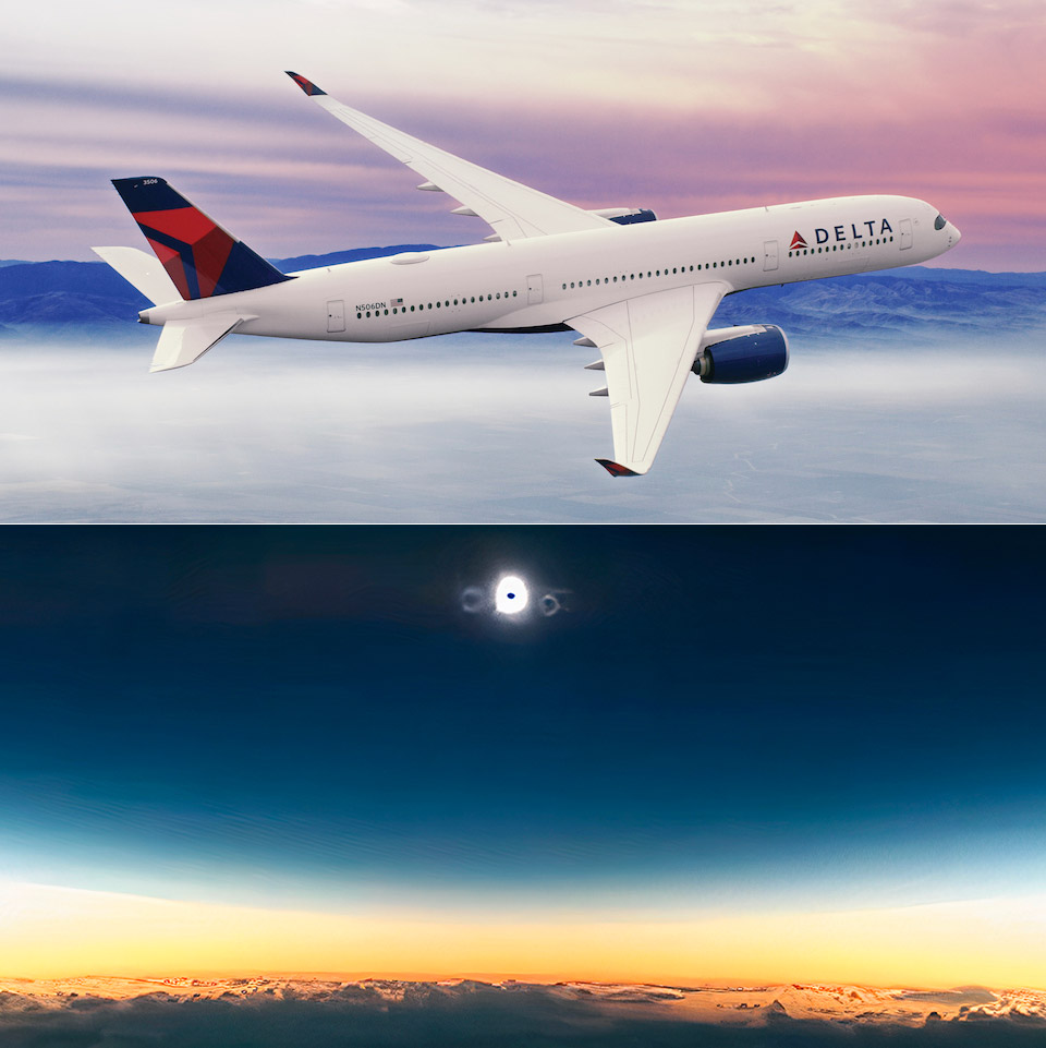 Delta Flight 1218 on April 8 Will Let Passengers View the Solar Eclipse ...