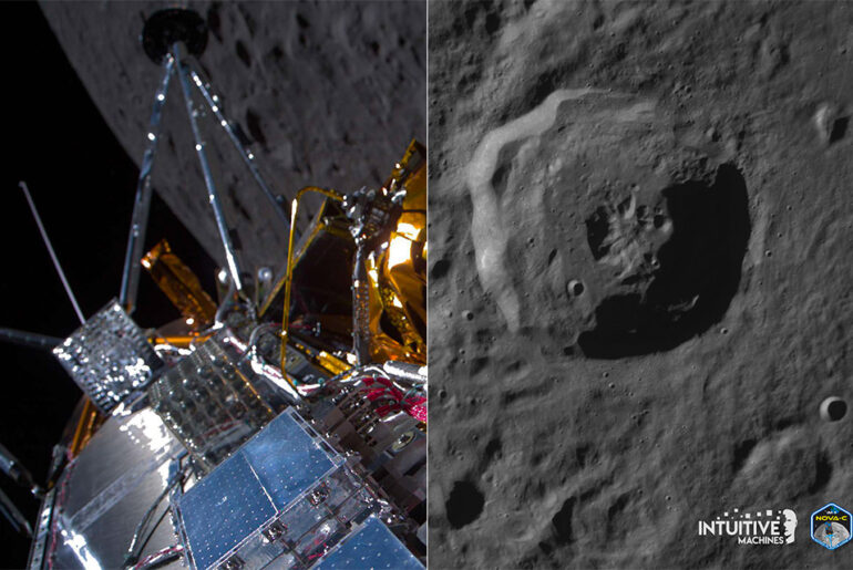 Intuitive Machines Odysseus Lander Successfully Touches Down Near