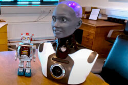 Ameca AI Humanoid Robot Can Now Clone Voices, Including Morgan Freeman - TechEBlog
