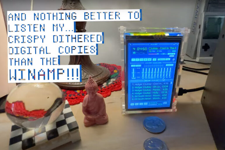 Raspinamp Portable Winamp Player is Powered by Raspberry Pi - TechEBlog