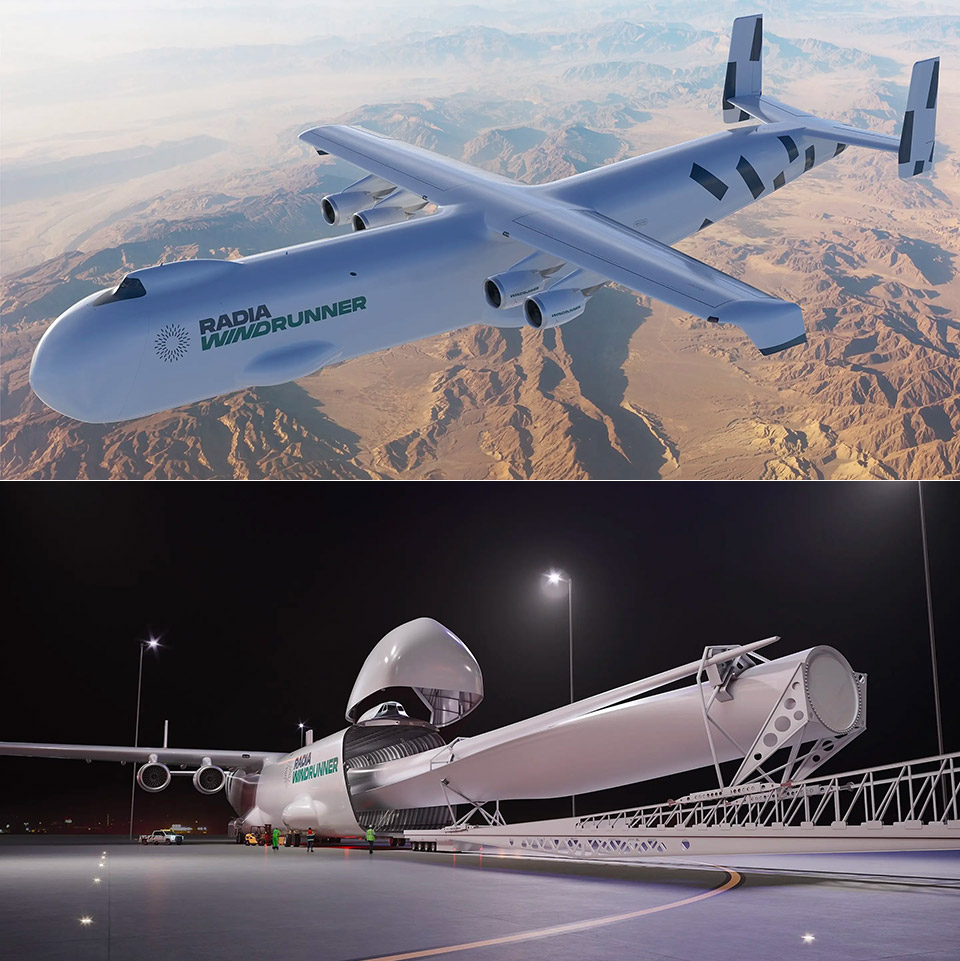 Radia WindRunner Set to Become World's Largest Plane, Capable of ...