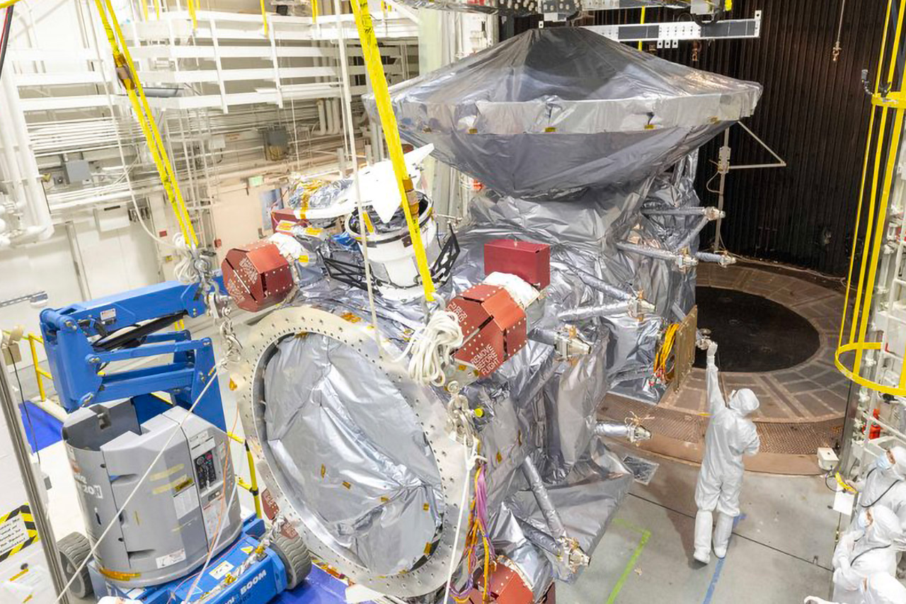 NASA’s Europa Clipper Spacecraft Enters Space Simulator, Survives ...