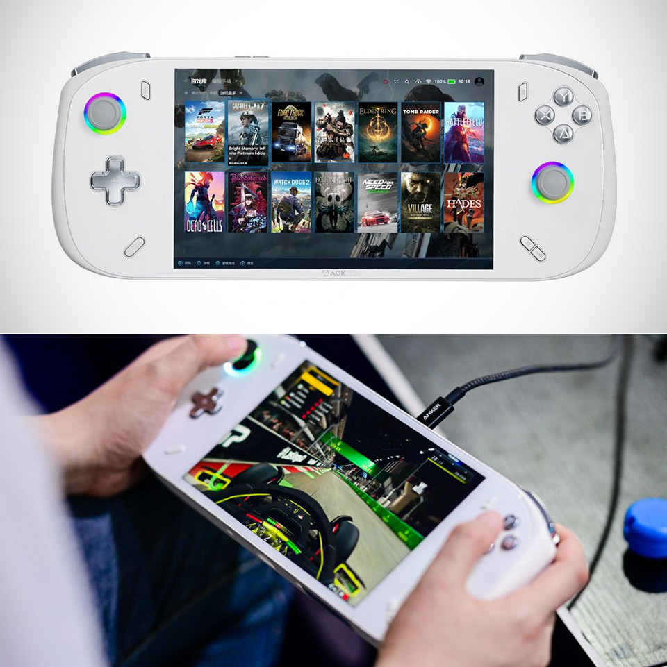 AOKZOE A2 Ultra Handheld Gaming PC Packs an Intel Meteor Lake CPU - TechEBlog