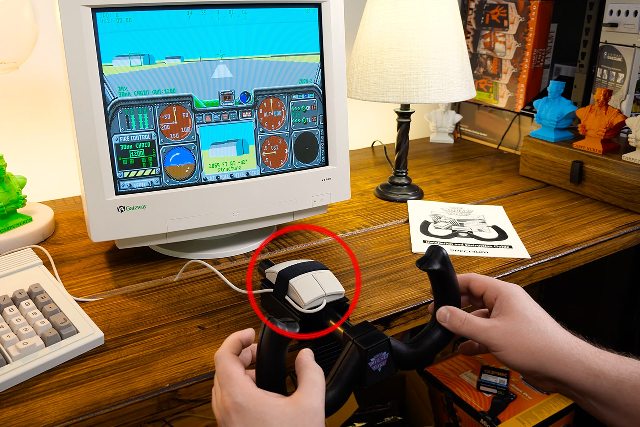 Bizarre Mouse Yoke is Perfect for Flight Simulators - TechEBlog