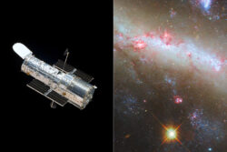 Hubble Captures Sweeping Spiral Galaxy NGC 4731 Located 43 Million ...