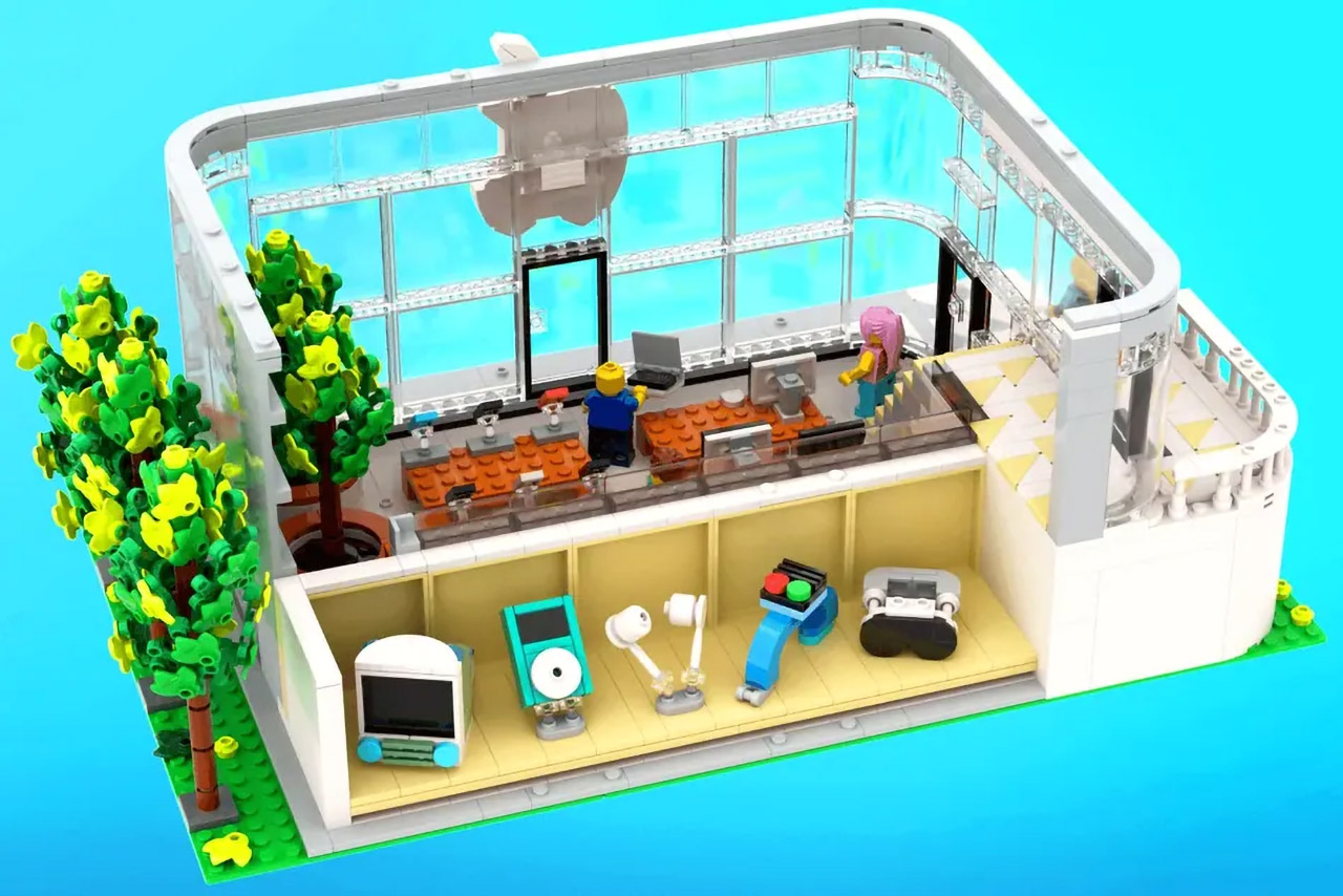 Fan-Made LEGO Apple Store Needs More Votes to Become a Real Ideas Set ...