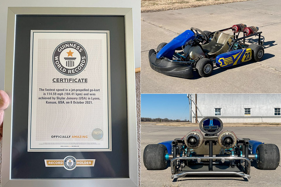 World's Fastest Jet-Propelled Go-Kart Could Be Yours for $15K - TechEBlog