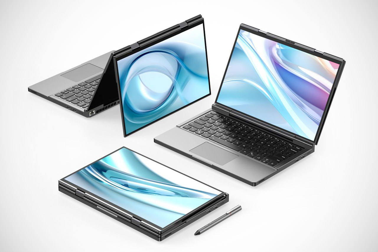 GPD Duo is Claimed to be World's First Dual Screen Laptop with Two OLED ...