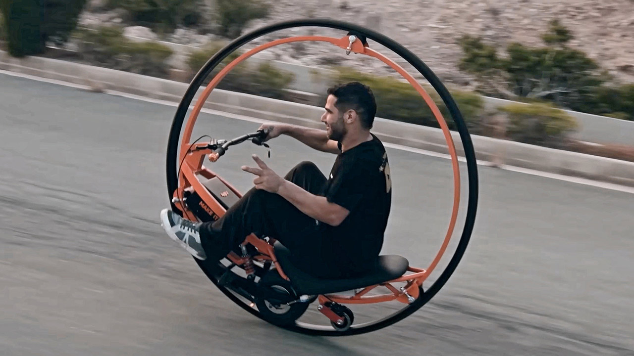 Inventor Builds a Self-Balancing Electric Monowheel from Scratch ...