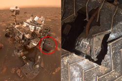 New NASA Photos Show Damage to One of Curiosity Mars Rover's Wheels ...