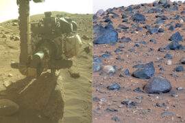 NASA's Perseverance Mars Rover Spots Peculiar Blue Boulders on Mount ...