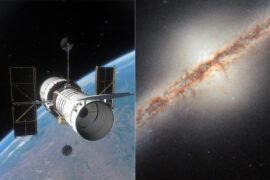 Hubble Captures Stunning Edge-On View of Spiral Galaxy UGC 10043 ...