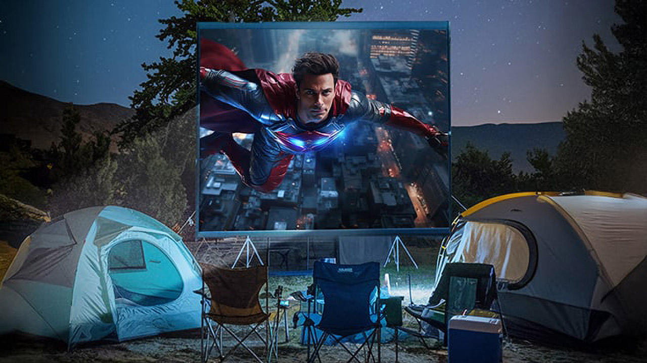 TCL A1 Portable Smart Projector Can Project 120" Image with Dolby Audio ...