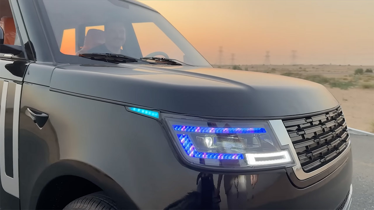 Unboxing and Driving a $4,000 Electric Range Rover Knockoff from ...