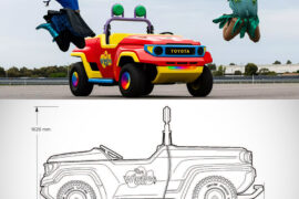 All-Electric Toyota Big Red Ute is The Wiggles New Stage Car - TechEBlog