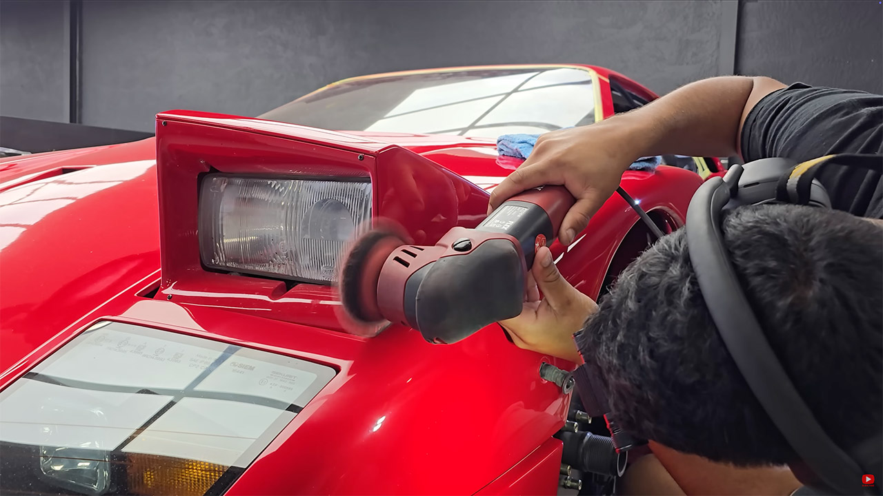 This Ferrari F40 Detailing Job Takes 30-Days, Costs Nearly $10K - TechEBlog
