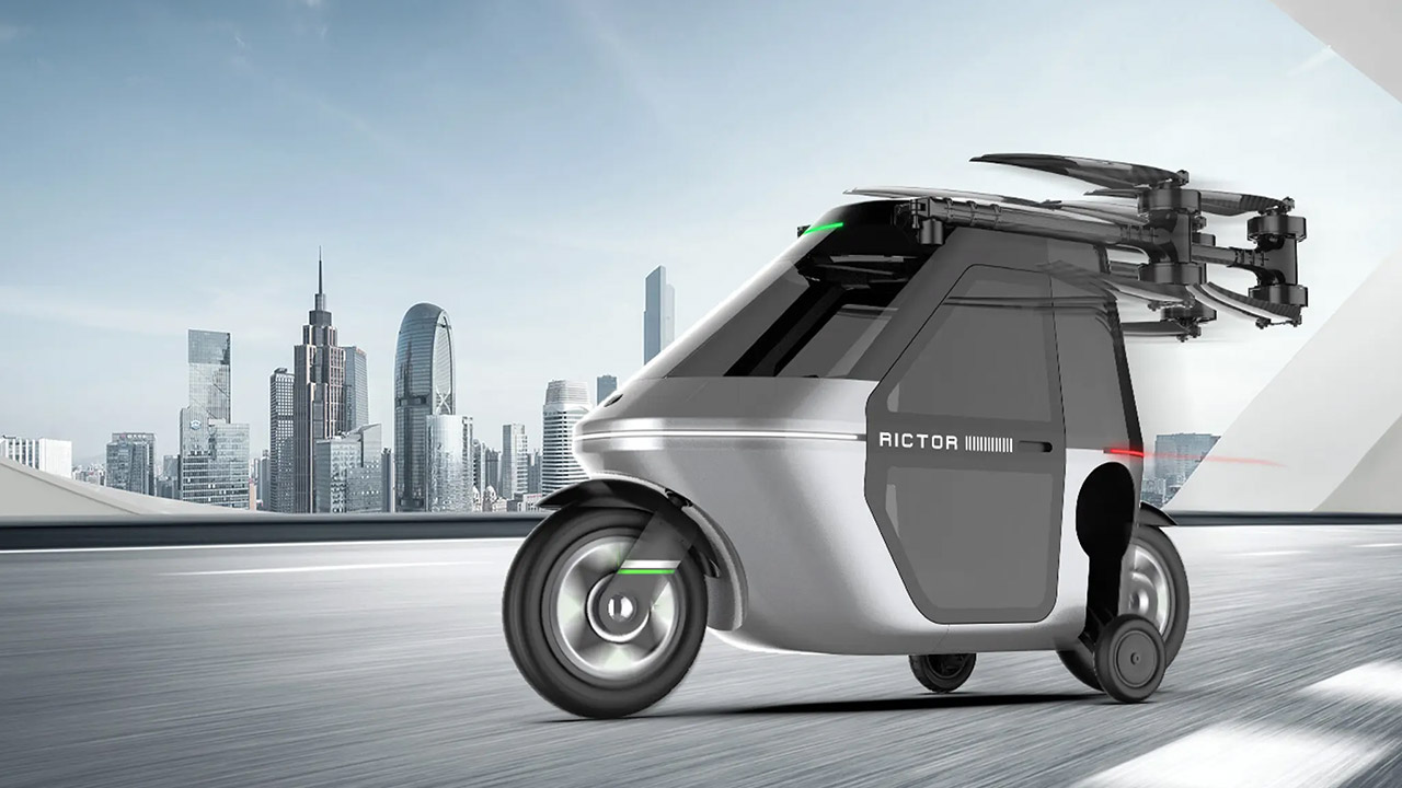 RICTOR's Skyrider X1 is Claimed to be First Amphibious Flying ...