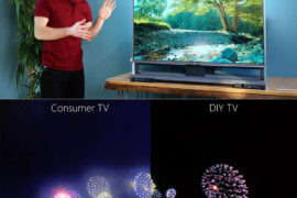 Inventor Builds a Modern Projection TV with Near Infinite Contrast ...