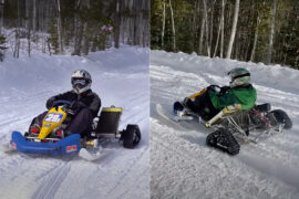 When $200 Temu Snow Tracks Meets Shifter Go-Kart, This is the Result ...