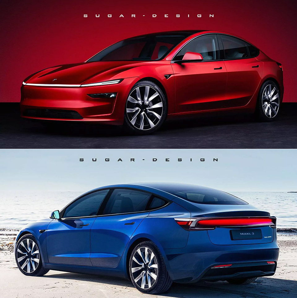 What A Refreshed 2026 Tesla Model 3 With Juniper Inspired Lights Could What A Refreshed 2026 Tesla Model 3 With Juniper Inspired Lights Could