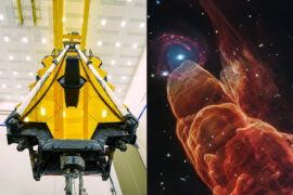 James Webb Space Telescope Captures Herbig-Haro 49/50, a Cosmic Tornado Located 630 Light-Years ...