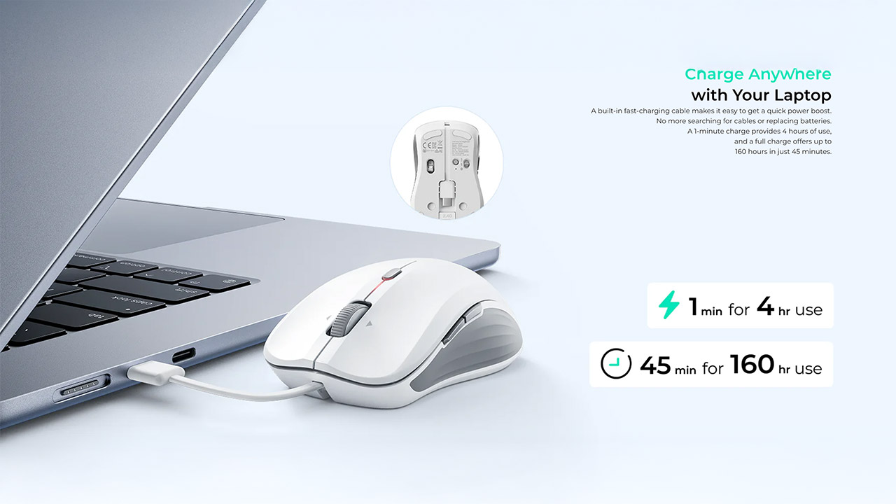 ESR MagMouse is the World's First Magnetic Rechargeable Mouse - TechEBlog