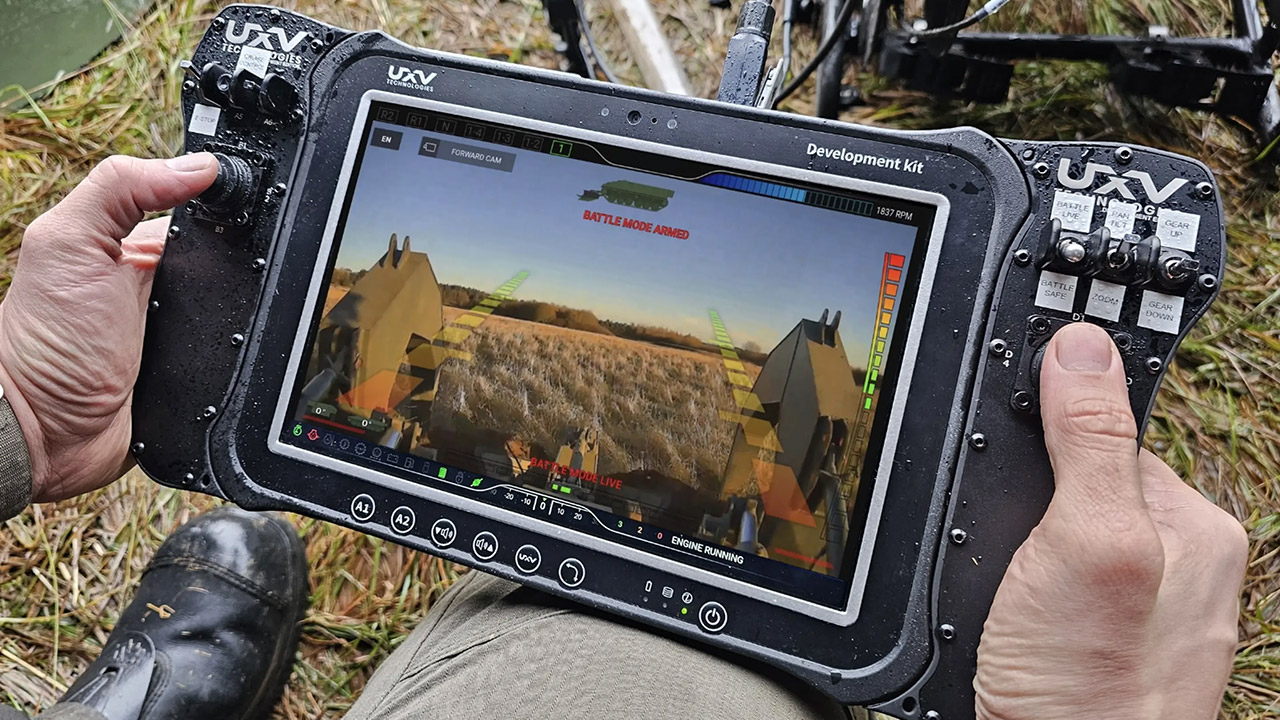 Dstl's WEEVIL is a Robotic Mine Plough Built on a Warrior Infantry ...