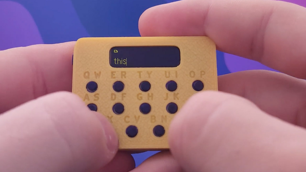 EclairM0 is a Tic Tac Case-Sized Digital Notepad That You Can Make at ...