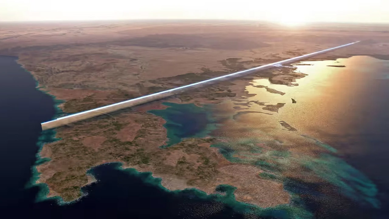 What The Line, Saudi Arabia's Megacity in the Tabuk Desert, Looks Like in 2025 - TechEBlog
