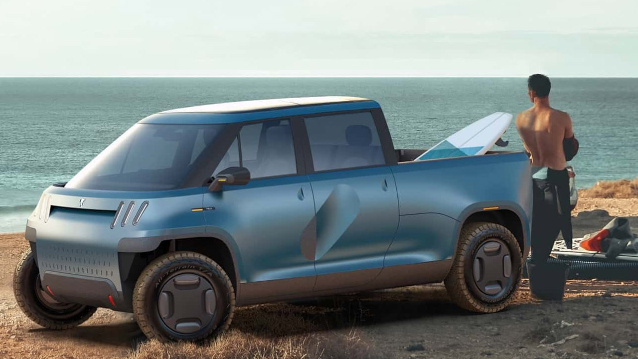 Up-Close Look at the Telo MT1, a Compact 500HP Electric Pickup Truck with a 60" Bed - TechEBlog