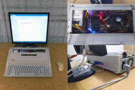 Modder Turns Old Matrix Typewriter Into a Functional Gaming PC - TechEBlog