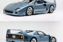 World's First and Only Ferrari F40 Finished in Azzuro Hyperion Blue ...